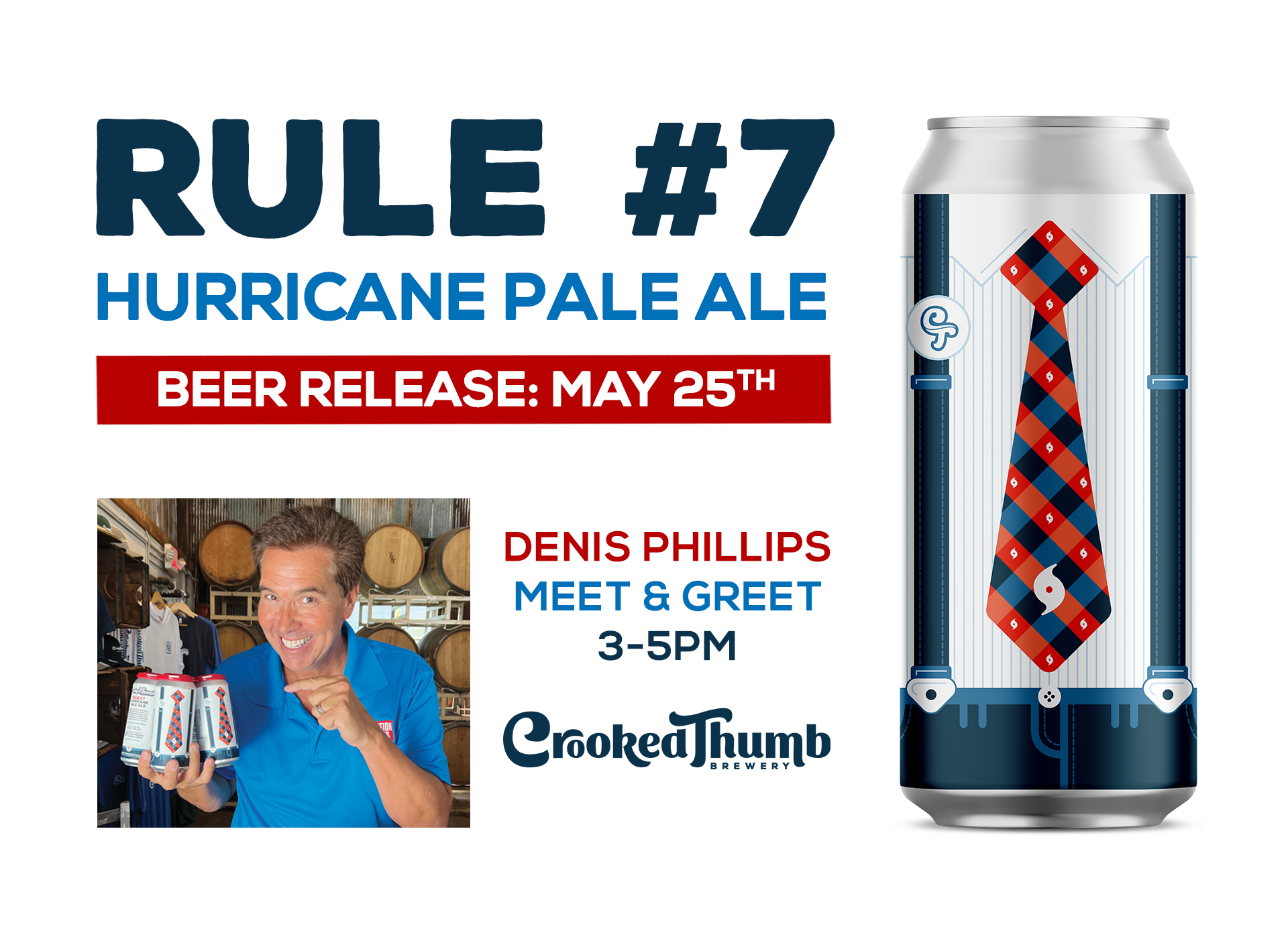 Rule #7 Beer Release - Crooked Thumb Brewery | Safety Harbor